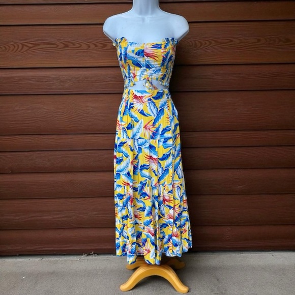 Handmade | Skirts | The Cruiser One Size Skirt Set In Yellow Tropical ...